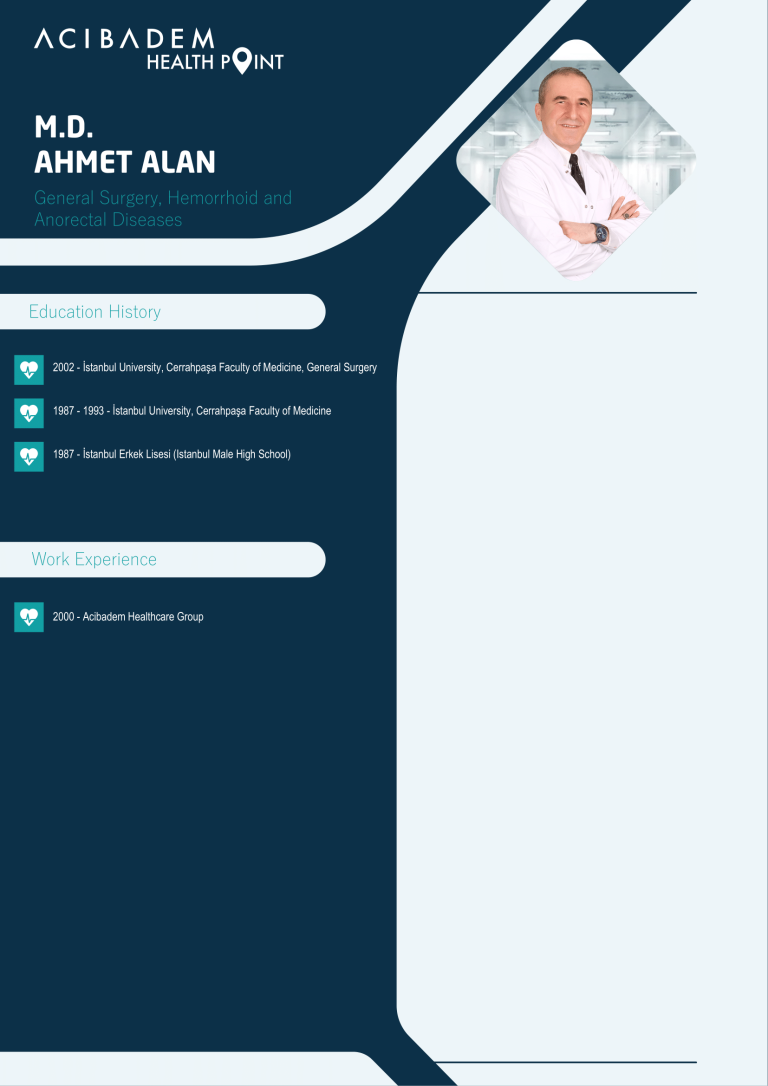 Ahmet ALAN M.D. - Acibadem Health Point International