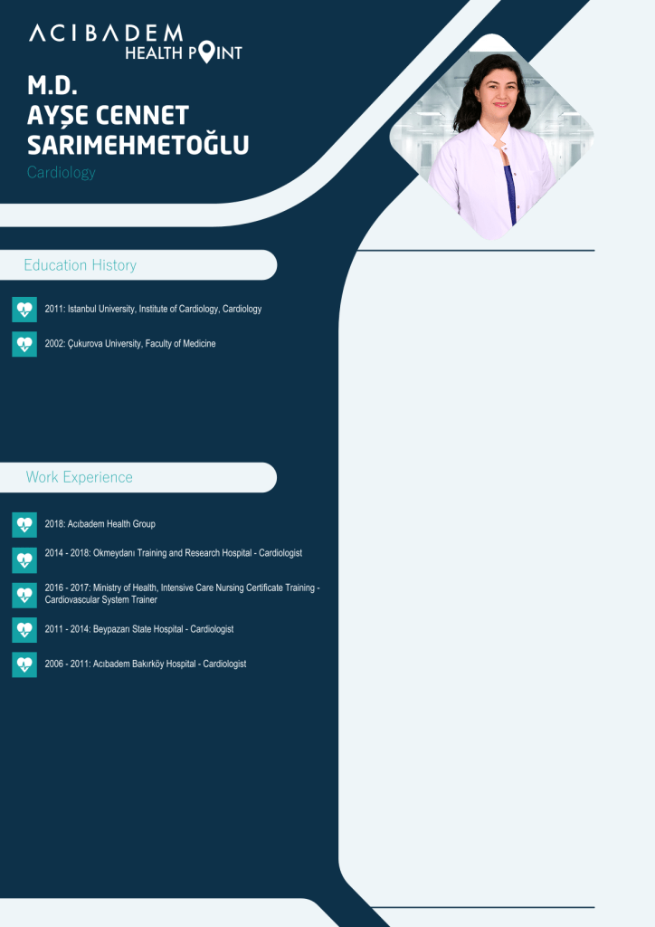 Ayşe Cennet SARIMEHMETOĞLU M.D. - Acibadem Health Point - ACIBADEM ...